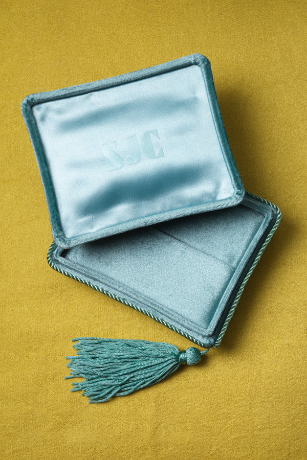 SARAH-JANE CLARKE | Velvet Jewel box - Turquoise